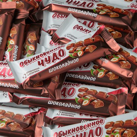 Батончик шоколадный "Обыкновенное чудо" шоколадное, 24 шт по 55 г ...