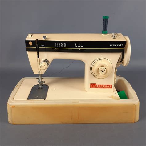 Merritt 3102 Portable Suitcase Sewing Machine Kit From Singer 1970s