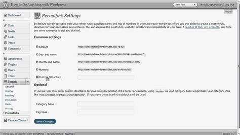 How To Set Up Permalinks On A Wordpress Website Seo Optimization Trick Youtube