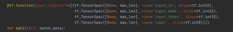 Valueerror Python Inputs Incompatible With Inputsignature · Issue