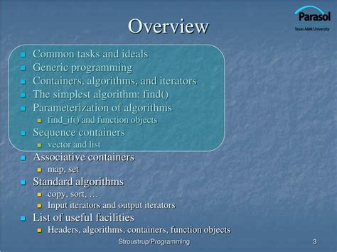 Ppt Lecturer 14 The Stl Containers Iterators And Algorithms Powerpoint Presentation Id