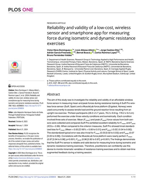 Pdf Reliability And Validity Of A Low Cost Wireless Sensor And Smartphone App For Measuring
