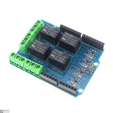 Arduino 4 Channel Relay Shield 5V 3A