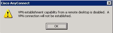 PC Mantra Tips Cisco AnyConnect Client Error VPN Establishment