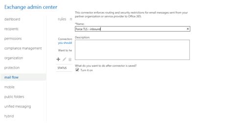 Configure Enforced TLS With A Partner In Office OpenTechTips