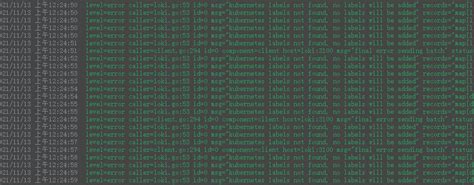 Kubernetes Labels Not Found · Issue 4746 · Grafanaloki · Github