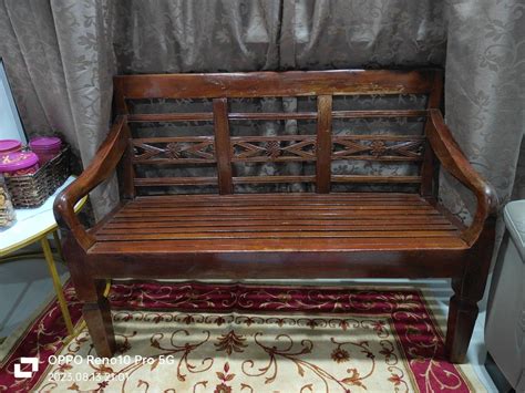 Teakwood Bench Furniture And Home Living Furniture Chairs On Carousell