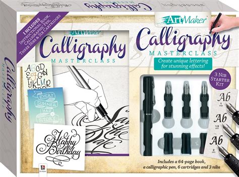Calligraphy Masterclass Kit Drawing Art And Craft Adult Hinkler