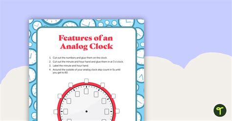 Analog Clock Features Teach Starter