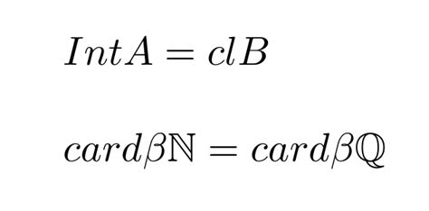 Macros To Define Operator Of Closure Interior Tex Latex Stack