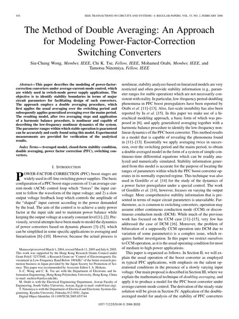 Pdf The Method Of Double Averaging An Approach For Modeling Power