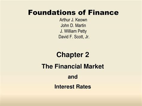 Ppt Foundations Of Finance Arthur J Keown John D Martin J William