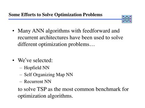 Ppt Optimization With Neural Networks Powerpoint Presentation Free Download Id 750758