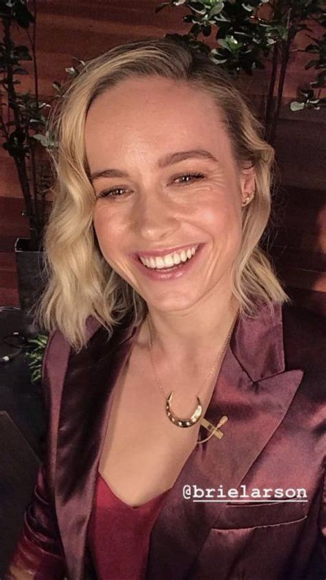 Brie Larson Laughing As She Watches Me Get Down On My Knees In Front Of