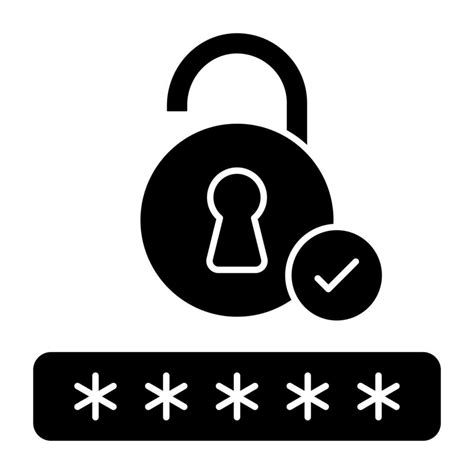 Modern Design Icon Of Password Lock Vector Art At Vecteezy