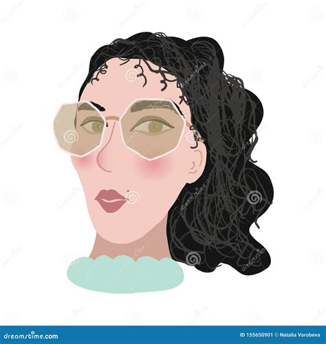 Face Of A Surprised Young Asian Woman Wearing Glasses White Background