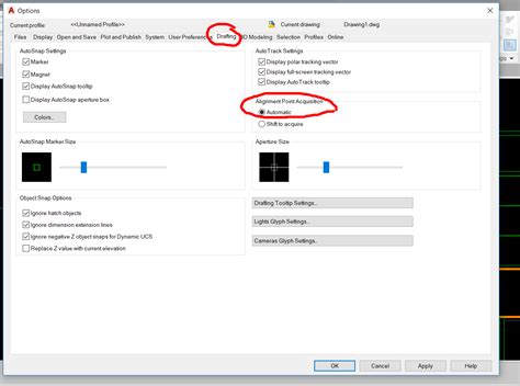 Solved Autocad Lt 2017 Object Snap Tracking Issues Help Page 2