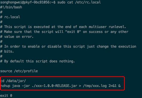 ubuntu开机自启动脚本配置 ubuntu以普通用户身份启动开机脚本 csdn博客