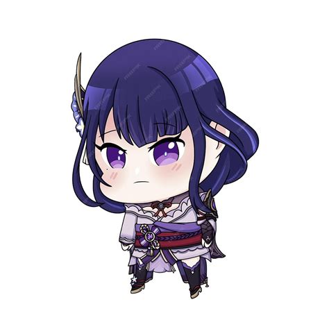 Premium Photo Anime Chibi Raiden Shogun