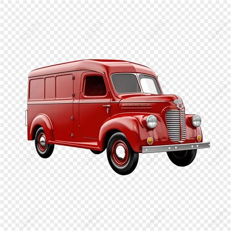 빈티지 배달 픽업 트럭속도바퀴도로 Png 일러스트 무료 다운로드 Lovepik