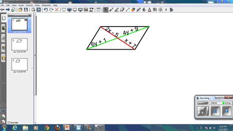 Geometry Lesson 6 2 Parallelograms And Practice Problems Youtube