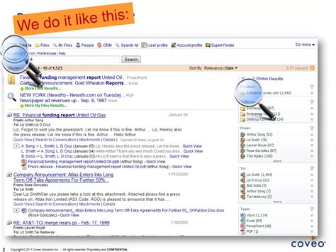 Coveo Search Product Overview Pptx Search Internet
