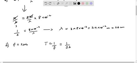Solved A Transverse Wave Of Frequency 32 Hz Propagates Down A String Two Points 8 Cm Apart Are