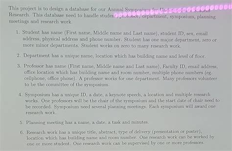 Solved Please Create A Database In Sql Language Using This