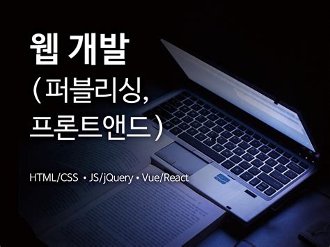 front 개발js ts react vue 등 크몽