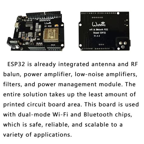 Esp32 Para Wemos D1 Mini Para Arduino Uno R3 D1 R32 Wi Fi Placa De
