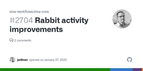 Rabbit Activity Improvements · Issue 2704 · Elsa Workflowselsa Core