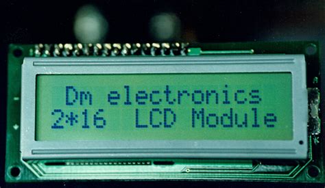 LCD Character Modules DM Electronics