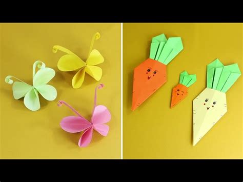 Easy Paper Craft Ideas Step By Step