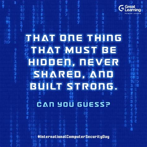 Great Learning On Linkedin International Computer Security Day