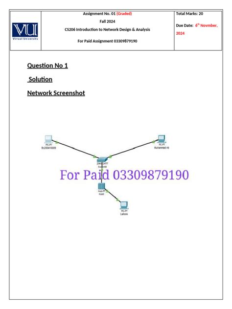 cs206 assignment 1 2024 100 correct solution pdf computers