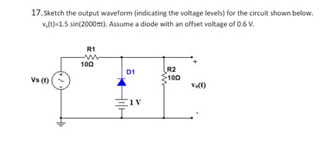 solved 24 half wave rectifier with both sinusoidal and