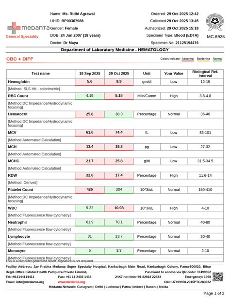 Cbc Diff Pdf Blood Hematology