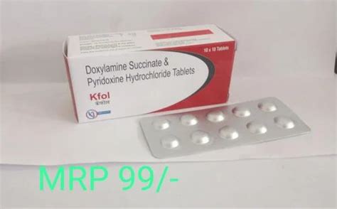 Allopathic Doxylamine Succinate Pyridoxine Hydrochloride Tablet At ₹ 99 Box In Prayagraj