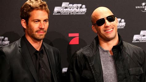 Paul Walker Begrafenis Vin Diesel