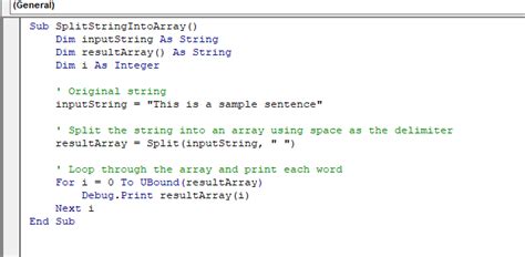 How To Make Use Of Vba Split String Into Array Function In Microsoft Excel Tpoint Tech