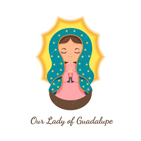 Premium Vector Our Lady Of Guadalupe Background