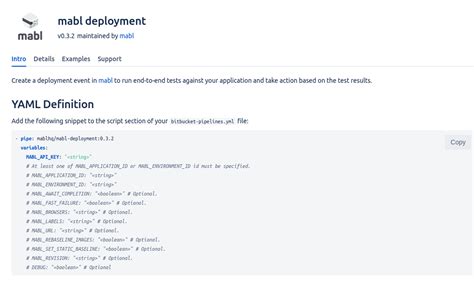 mabl bitbucket pipelines integration mabl