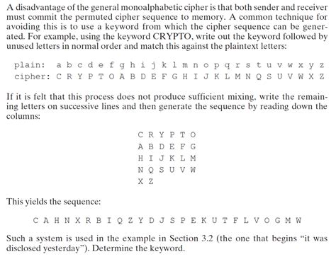 A Disadvantage Of The General Monoalphabetic Cipher