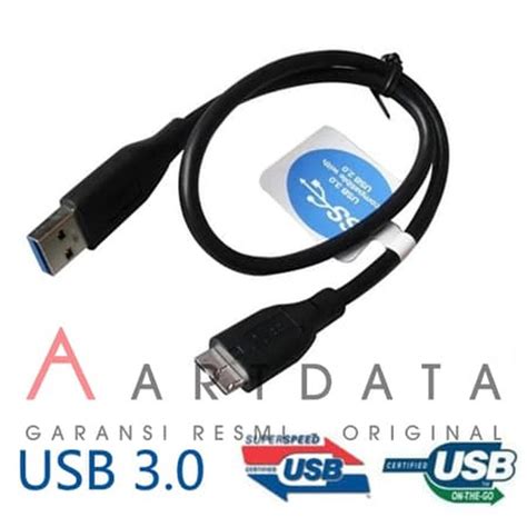 Jual Kabel Data Hardisk Eksternal Hard Disk External Usb Original Hitam Shopee Indonesia