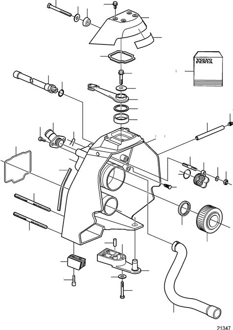 Exploring The Anatomy Of Volvo Penta Dps M A Detailed Transom Shield