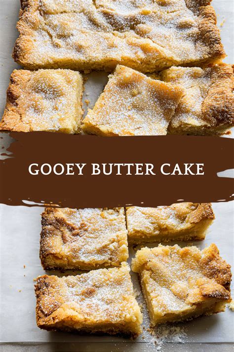 Gooey Butter Cake Recipe Easy Steps For Irresistible Dessert