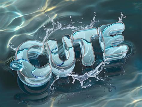 3d изометрический рендеринг с эффектом волнистого текста Премиум Ai сгенерированное изображение