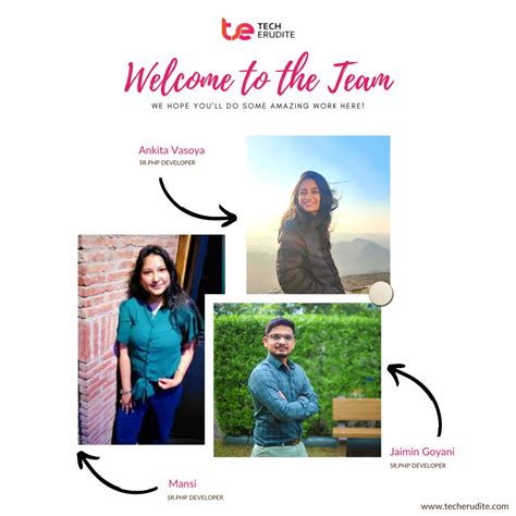 Disha Vaghela On Linkedin Welcome Onboard Guys Cheerful Moment At Techerudite