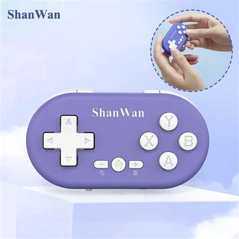 Shanwan Micro Wireless Bluetooth Controller Pocket Sized Mini Gamepad For Android IOS Windows