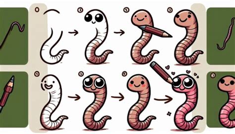 How To Draw Hookworm Easy Step By Step Guide Trying Drawing